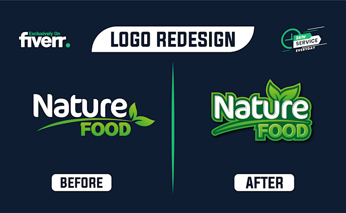 Redesign your existing logo creatively by Kingof_design27 | Fiverr