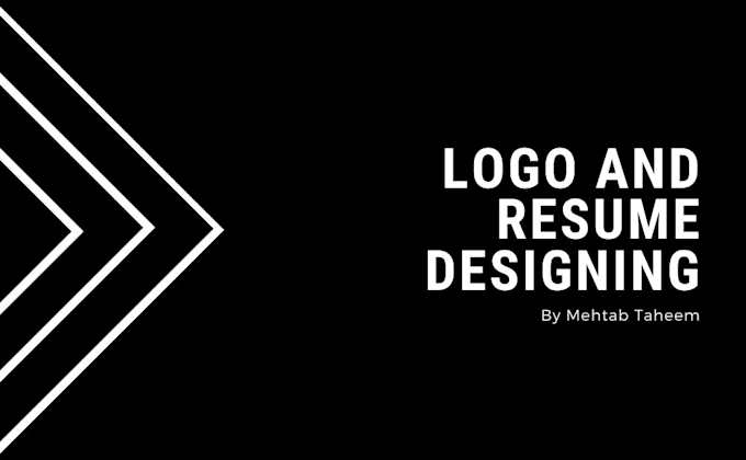 Design professional logo and resumes by Mehtabtaheem | Fiverr
