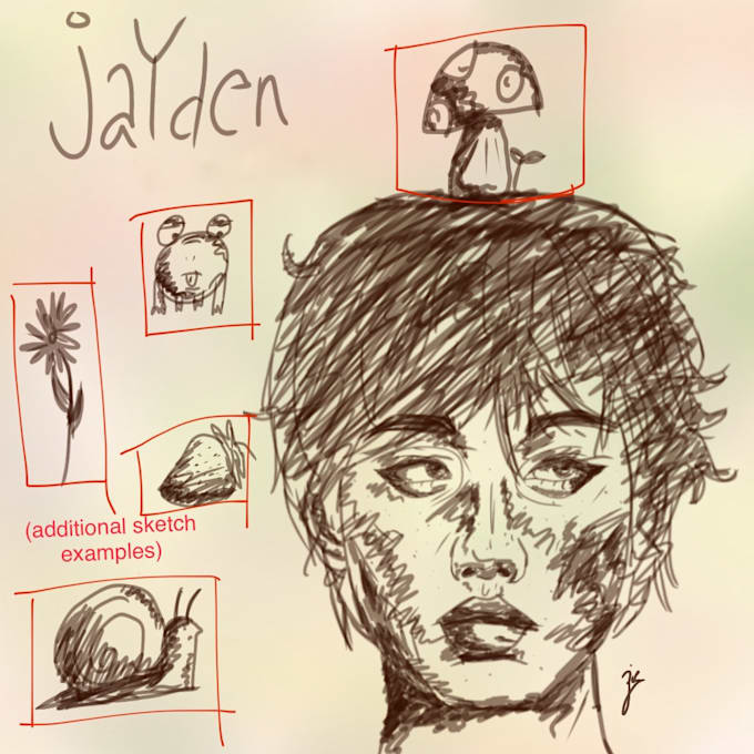 Create a basic realism sketch from reference by Eunoxa | Fiverr