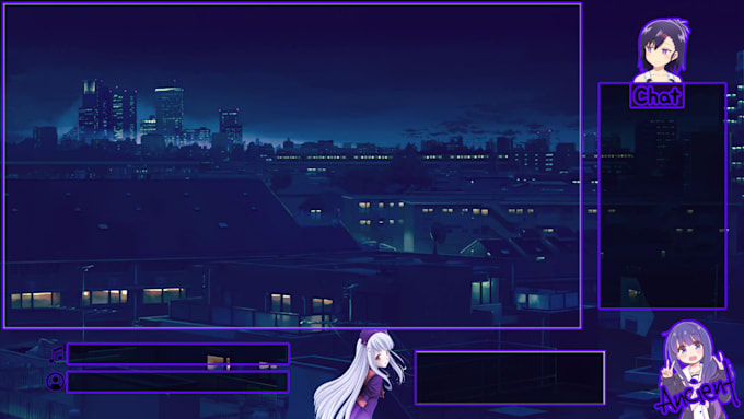 Create a customised twitch streaming overlay for you by Chenar_bmx | Fiverr