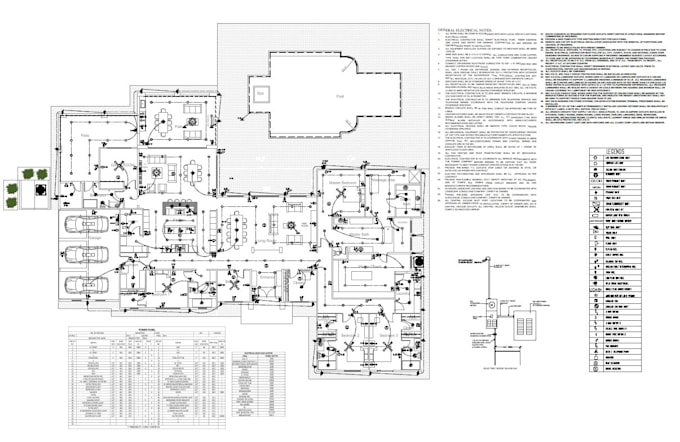 Do architecture electrical plan and mep drawings by Alex_cad_design ...
