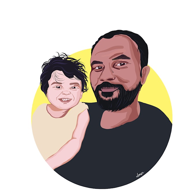 Draw a flat lay illustration by Somyaburman222 | Fiverr