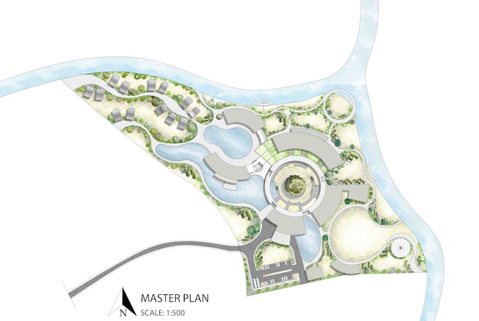 Render your building plan,sections,elevations in photoshop by Studio ...