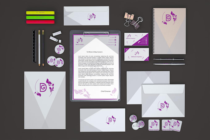 Design professional letterhead or stationery items by Dilshadgraphics ...