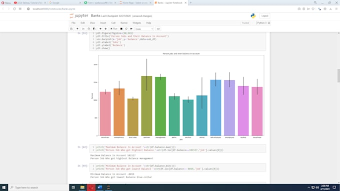 Do data analysis and data visualization using python by Syedyousuf90 ...