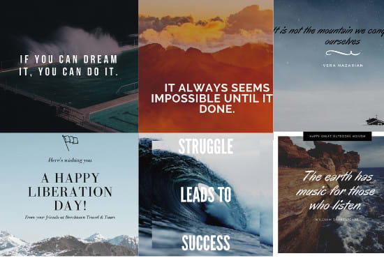 Design motivational and inspirational quotes with your logo by Titli ...