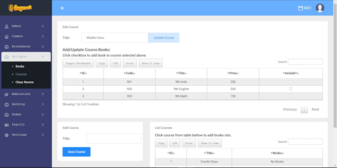 Develop school management webapp by Gegasoft | Fiverr