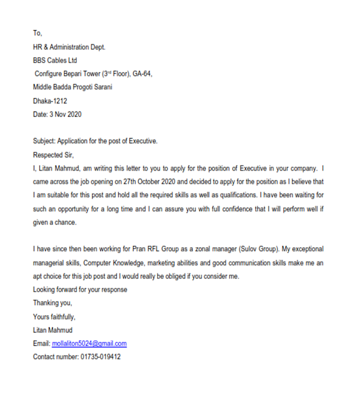 Cover letter writing cover page photo by Litanmahmud | Fiverr