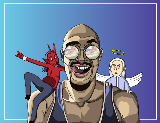 Illustrate your photos, add cartoon characters to them, or make you one ...