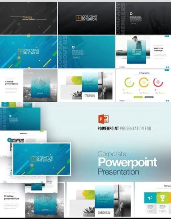 Create professional audience engaging powerpoint presentation design by ...