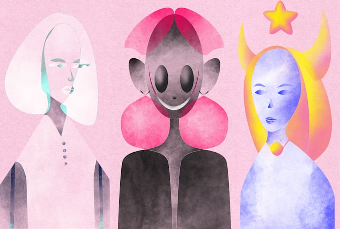 Create unique and edgy characters, hand drawn or digital by ...