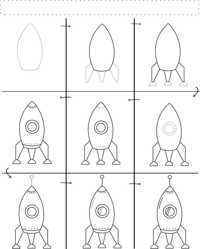 Create step by step drawings for kids learning by Devriy | Fiverr