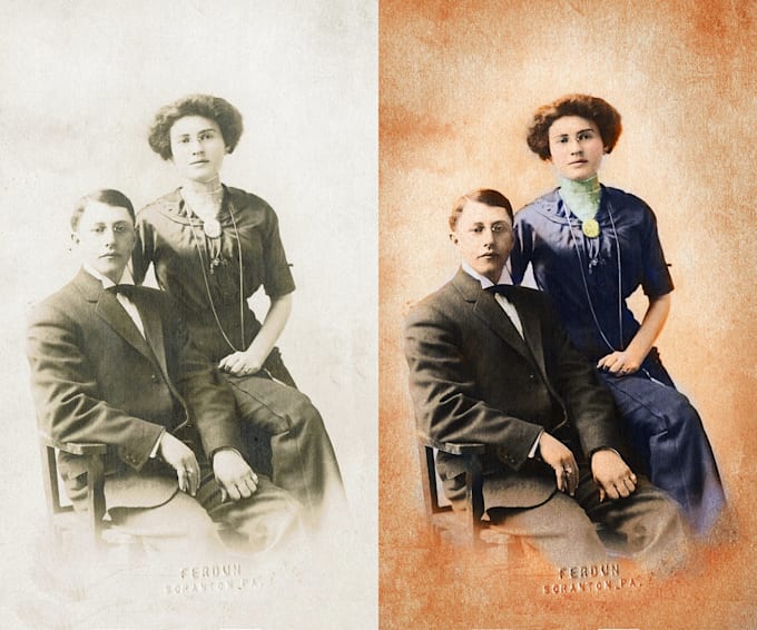 Colorize and restore your old photos by Rupeshpatra | Fiverr