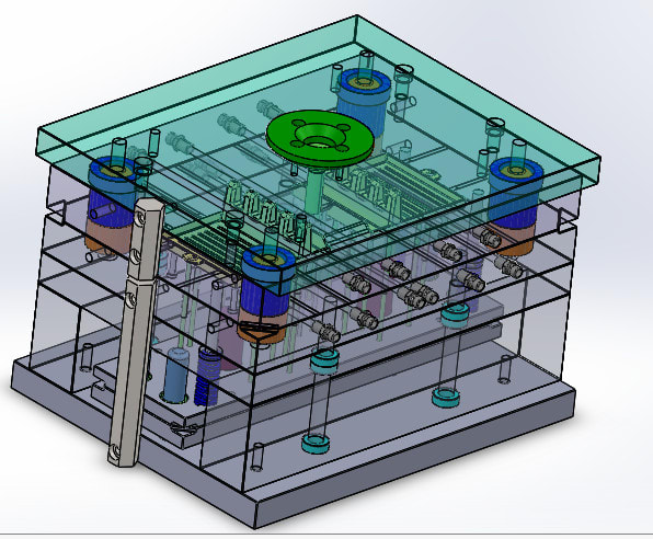 Do injection mold design using professional solid work by Maxtooling ...