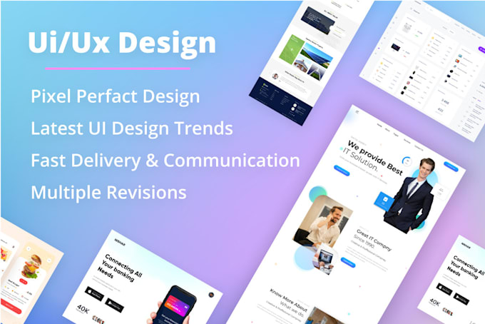 Create a modern and professional website ui ux design by Nishar007 | Fiverr