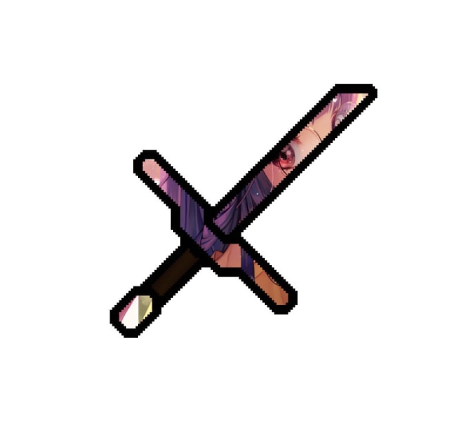 Creat 5 minecraft custom swords 16x16 until 512x512 by Racebear663 | Fiverr