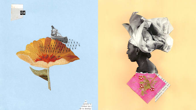 Design an amazing digital collage art for you by Helenademello | Fiverr