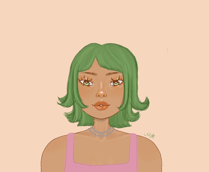 Draw digital character art or portrait for you by Mashedmochi | Fiverr