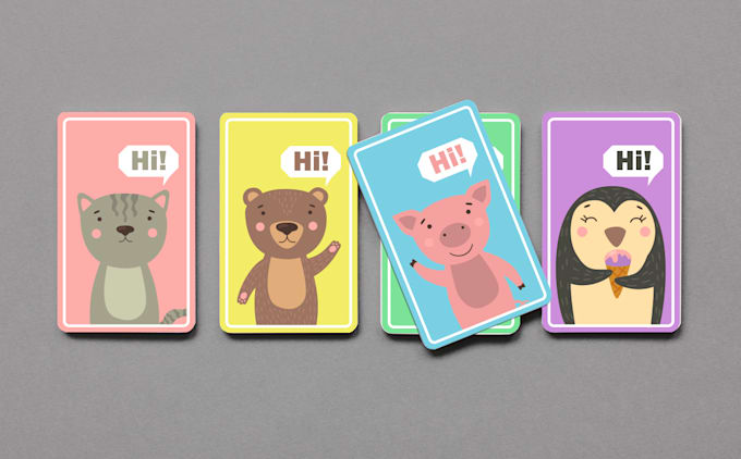 Draw illustration for your card game with box by Iqraqutub29 | Fiverr