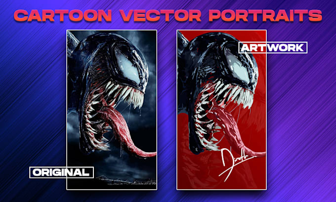 Draw cartoon vector portrait of you by Dinuth_7070 | Fiverr