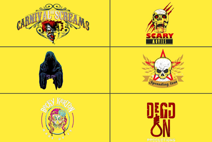 Design professional horror logo by Usamagraphic1 | Fiverr