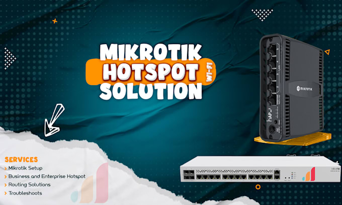Do mikrotik hotspot wifi data capture by Shamul_graphics | Fiverr