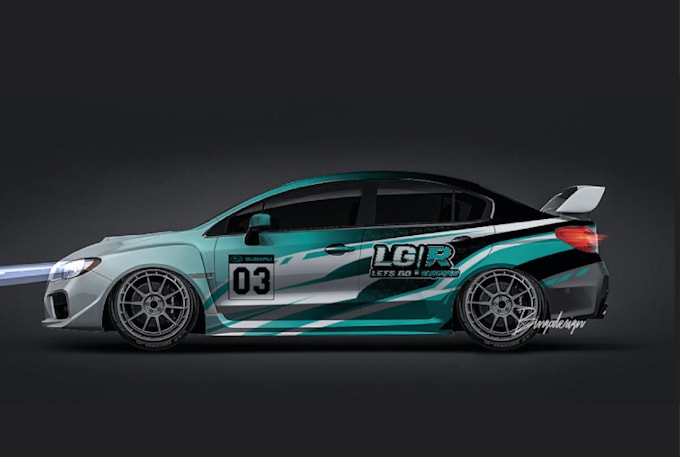 Make a perfect wrap rally design and livery racing car design by ...