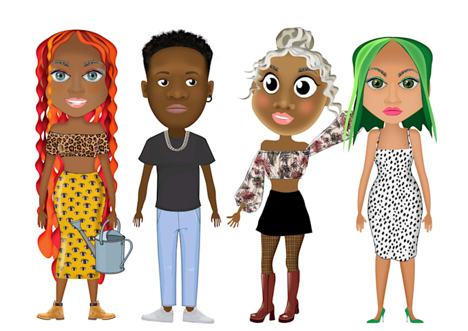 Illustrate your own cartoon character by Imaube | Fiverr
