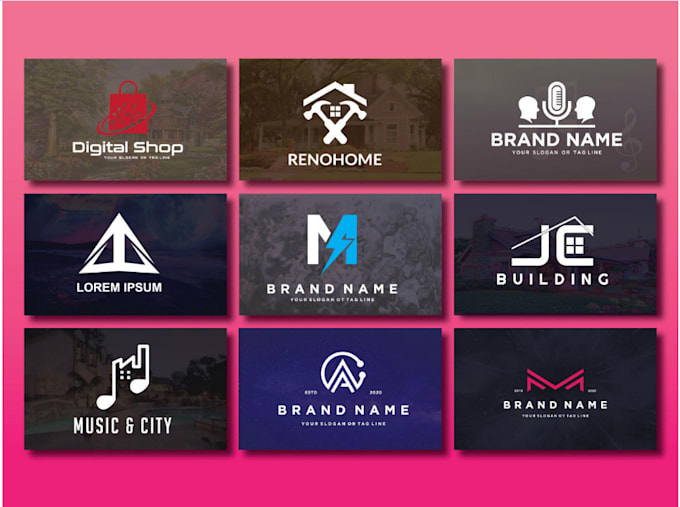 Design or redesign professional unique modern versatile minimalist ...