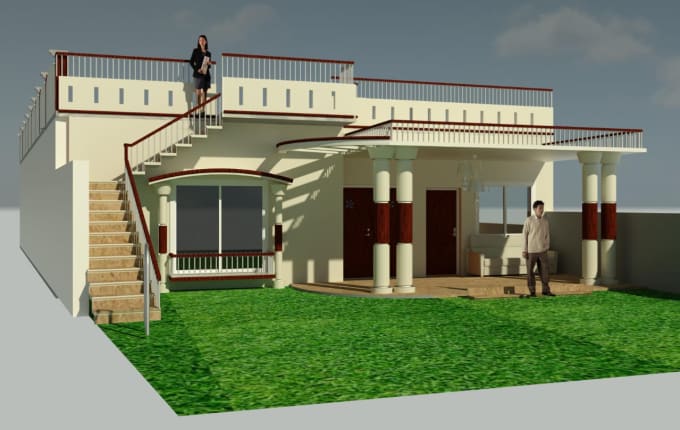 Do awesome architecture design in autocad 3d and revit by Rizwan8612 ... Do awesome architecture design in autocad 3d and revit by Rizwan8612 ...