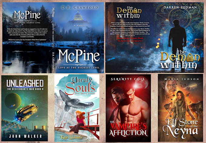 Edit book, cover size, text, image, color and 3d mockup by Rock_0407 ...