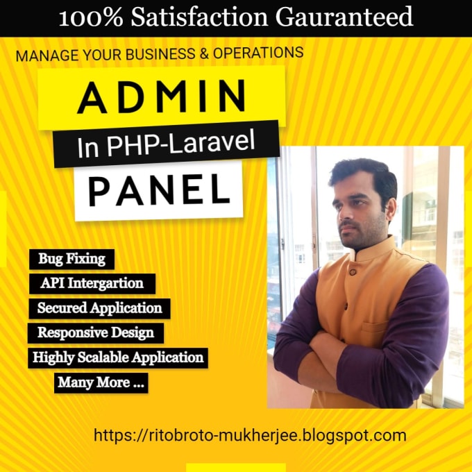 Create admin panel, dashboard, api backend in php by Ritobroto_m | Fiverr
