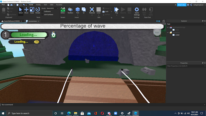 Make a gui for a roblox game by Jonathanclar388 | Fiverr