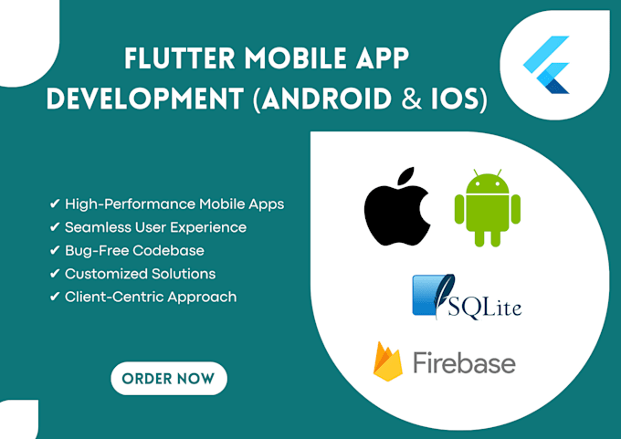 Develop android and ios app using flutter by Syedjunaidal235 | Fiverr