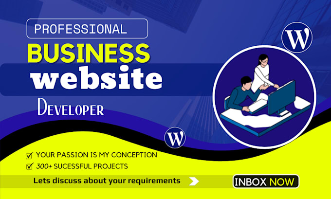Build business wordpress website design, website development, ecommerce ...