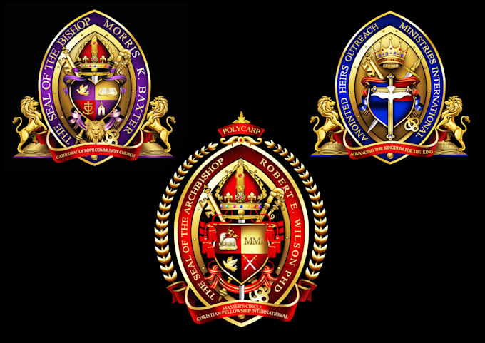 Create stunning church seal logo, school, bishop crest by Liberal_artz ...