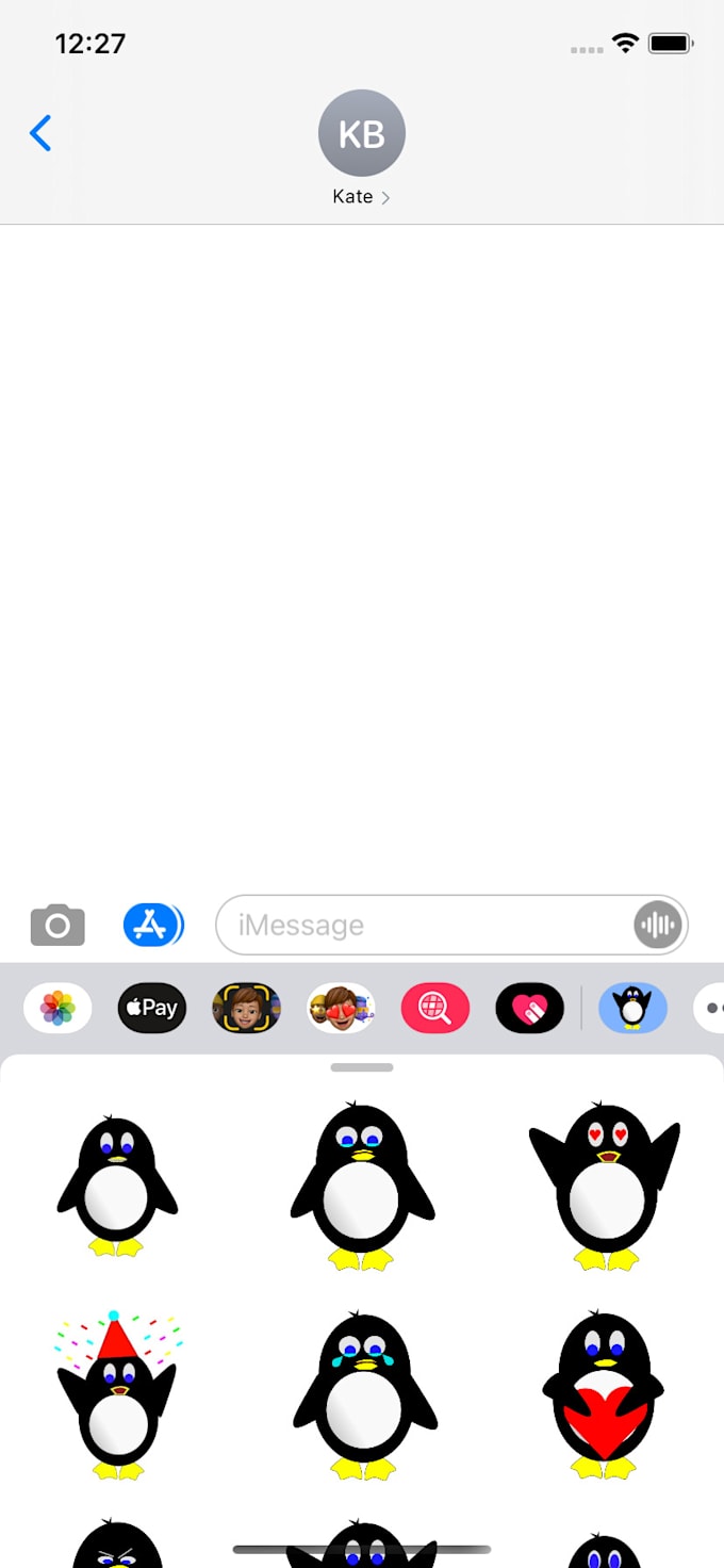 Create imessage sticker packs by Dropzonelive | Fiverr