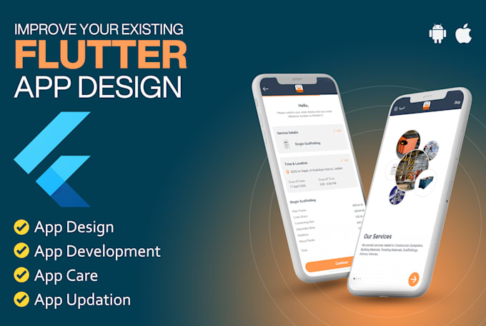 Be your flutter developer for flutter ui and flutter mobile app development by Arish_sultan | Fiverr