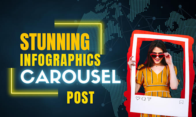 Design stunning infographics, carousel post for instagram, facebook ...