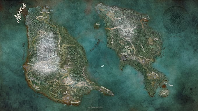 Create a fantasy medieval themed map for your rpg campaign by Vinnie ...
