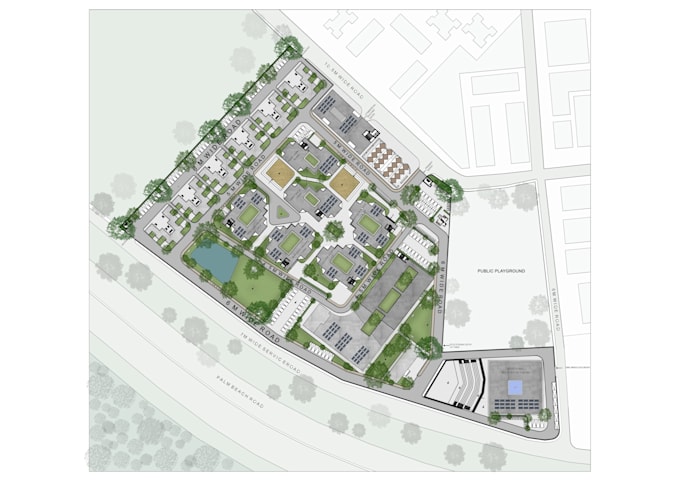 Render architectural plans in photoshop by Gargi_sawant | Fiverr