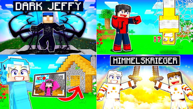 Minecraft Thumbnail Template Psd Download Minecraft PSD Template Flyer