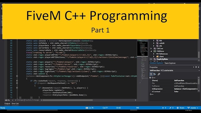 Developing your server i am a fivem developer by Stryker849 | Fiverr