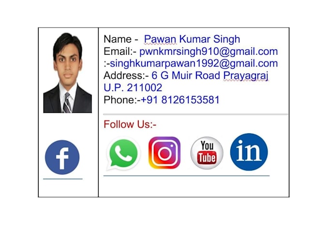 Create free world class clickable email signatures by Pwnkmrsingh910 ...