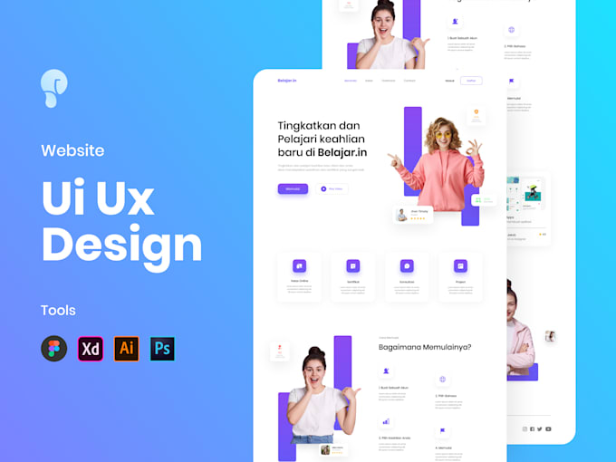 Professional ui ux design for your website design by Potatosstudio | Fiverr