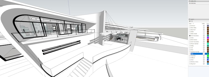 Create architectural 3d model from your floorplans