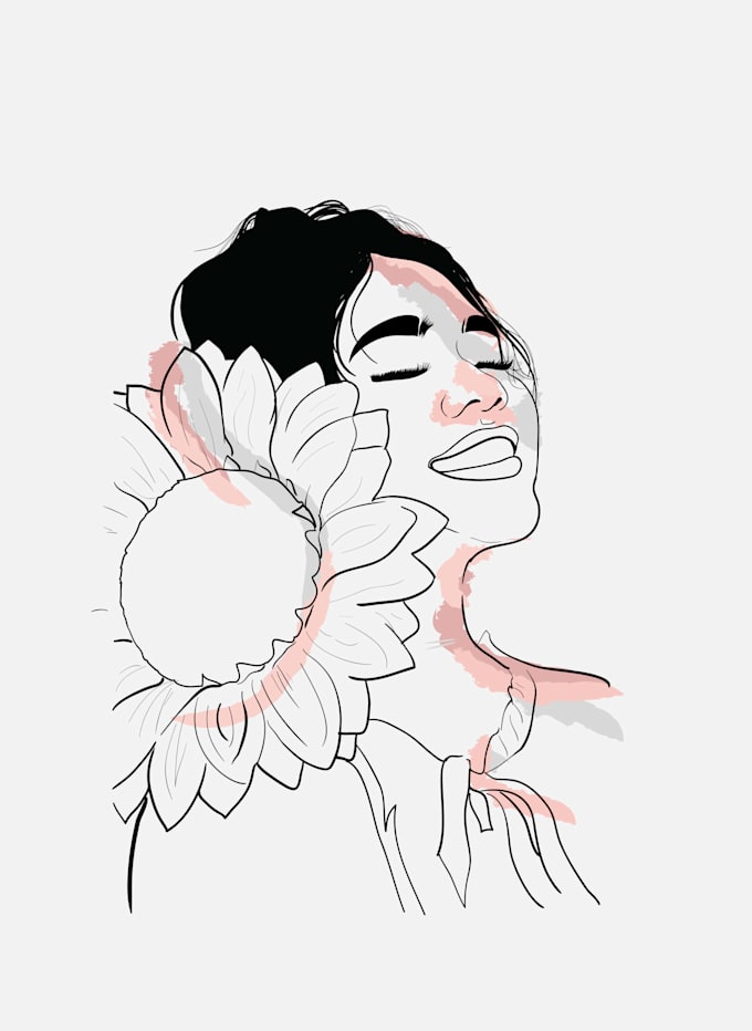 Make your picture into line art by Jezreel_ian | Fiverr