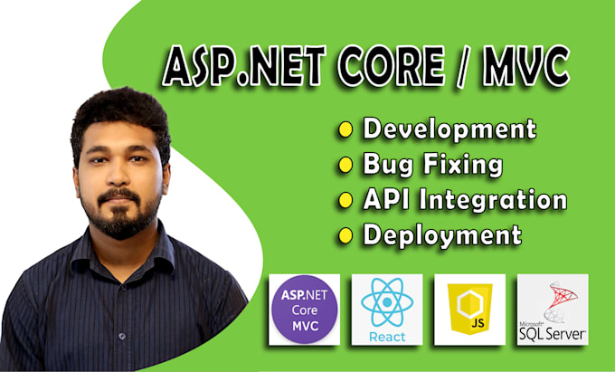 Fix bugs, deploy your web app using asp net mvc or asp net core by Emon_hossain | Fiverr