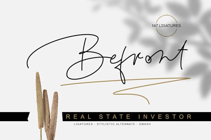 Design a classy elegant luxury signature logo by Ismatech | Fiverr