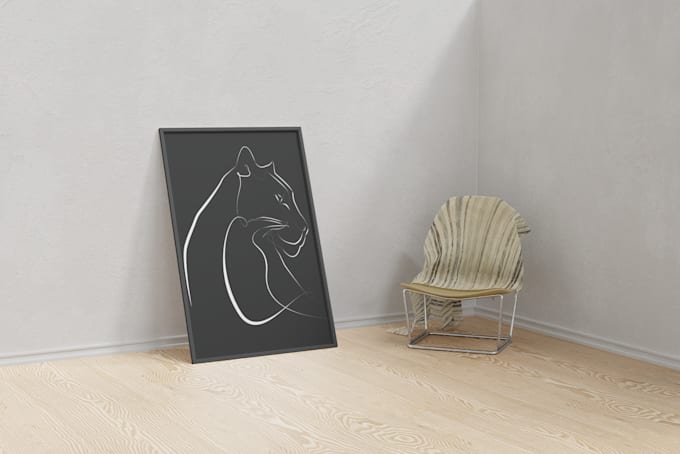 Create a simple continuous line art by Pashmake | Fiverr